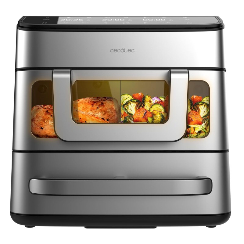 Cecotec Air Fryer Oven Cecofry FoodCourt 18000 4Pizza 18L 2700W steel ...