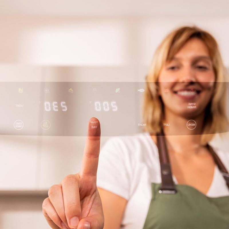 Cecotec Air Fryer Oven Cecofry FoodCourt 18000 4Pizza 18L 2700W steel ...